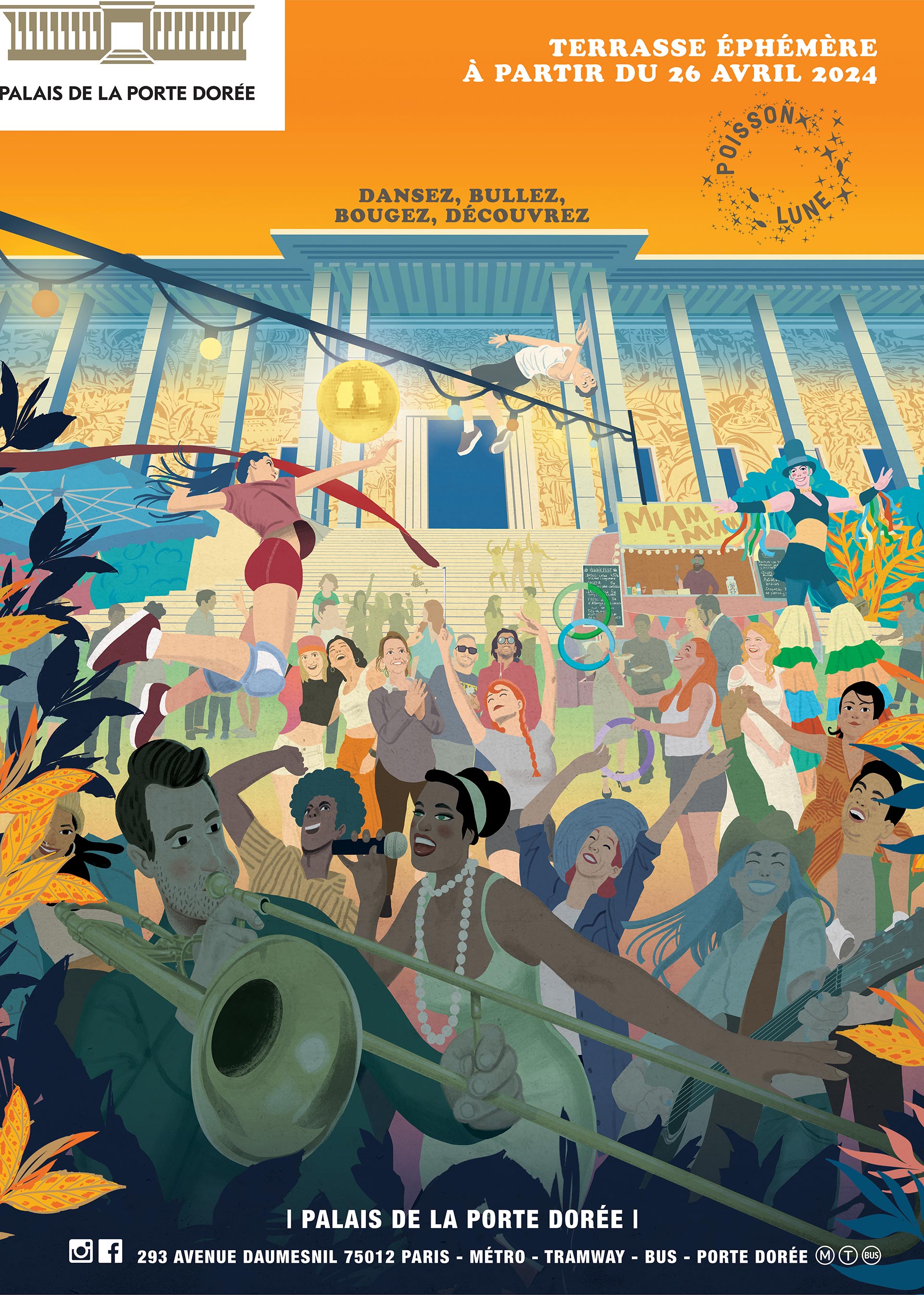 Poisson Lune - saison 2024 | Tout le Palais | Palais de la Porte Dorée